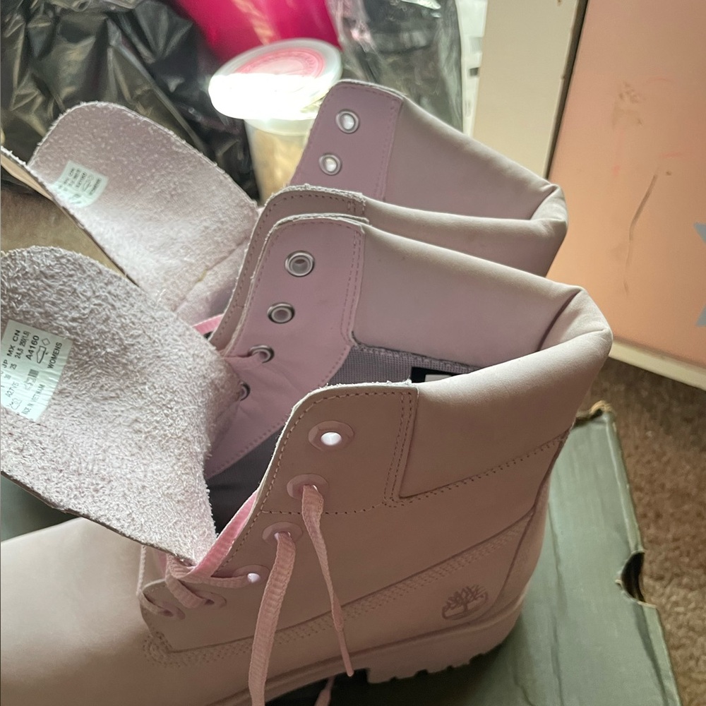 Timberland Kids Light Pink Boots - Gem